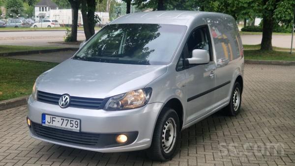Grey Volkswagen Caddy 2013 in Riga, with an engine capacity of 1.60 L and mileage of 0 thousand km for 3890 €, photo 2 on AUTOMOTO.COM.LV