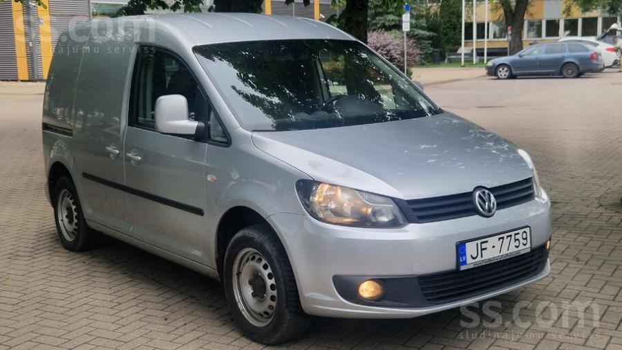 Grey Volkswagen Caddy 2013 in Riga, with an engine capacity of 1.60 L and mileage of 0 thousand km for 3890 €, photo 5 on AUTOMOTO.COM.LV