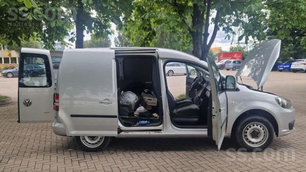 Grey Volkswagen Caddy 2013 in Riga, with an engine capacity of 1.60 L and mileage of 0 thousand km for 3890 €, photo 10 on AUTOMOTO.COM.LV
