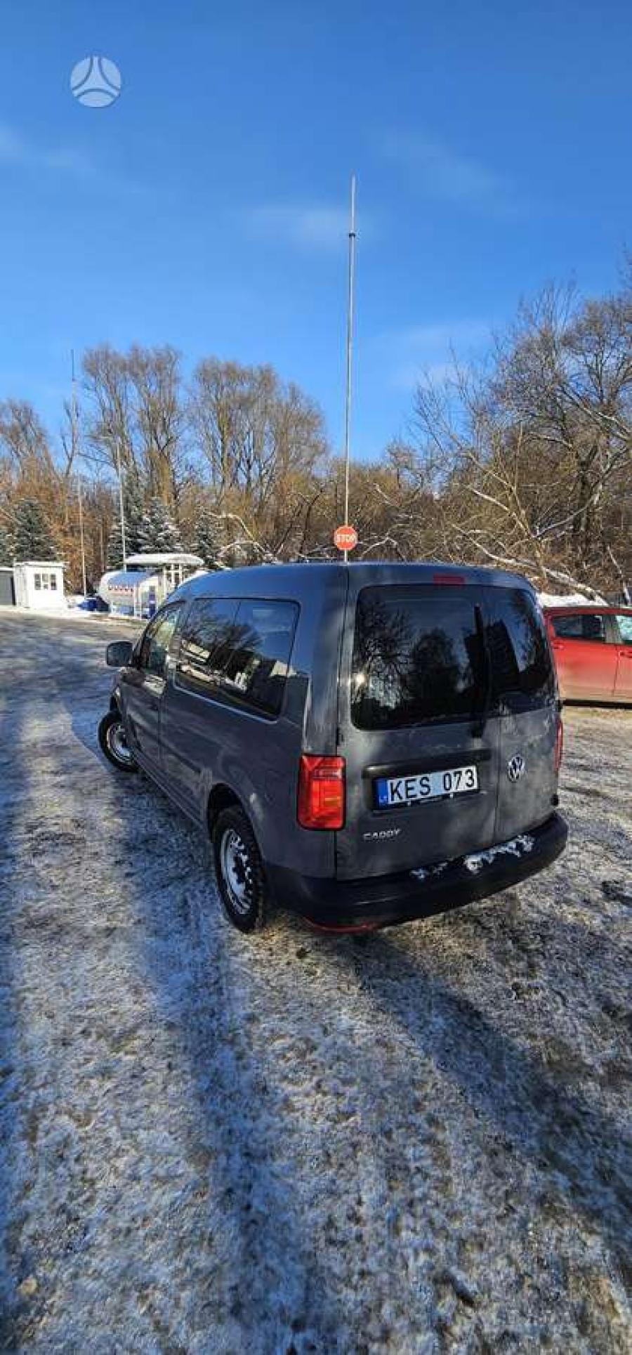 Pelēks Volkswagen Caddy 2018 Viļņa, ar dzinēja tilpumu 2.00 L un nobraukumu 195 tūkst. km par 8500 €, foto 6 vietnē AUTOMOTO.COM.LV