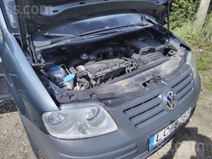 Grey Volkswagen Caddy 2005 in Ogre, with an engine capacity of 1.90 L and mileage of 391 thousand km for 2900 €, photo 2 on AUTOMOTO.COM.LV