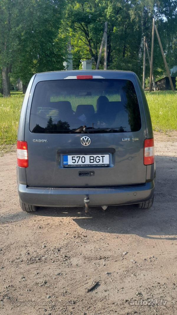 Grey Volkswagen Caddy 2006 in Tallinn, with an engine capacity of 1.90 L and mileage of 325 thousand km for 4300 €, photo 2 on AUTOMOTO.COM.LV