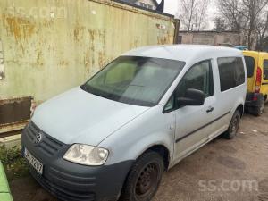 Pelēks Volkswagen Caddy 2007 Daugavpils, ar dzinēja tilpumu 1.90 L un nobraukumu 407 tūkst. km par 1000 €, foto  vietnē AUTOMOTO.COM.LV