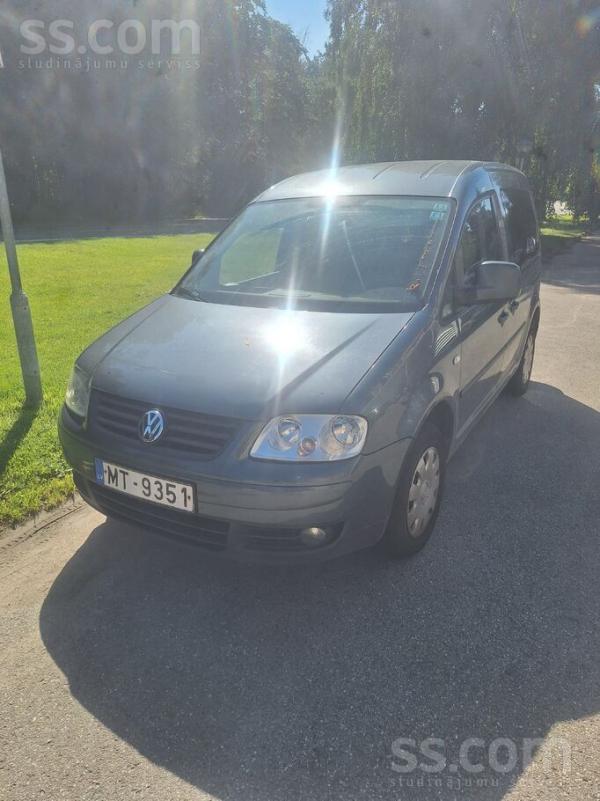 Pelēks Volkswagen Caddy 2007 Rīga, ar dzinēja tilpumu 1.90 L un nobraukumu 450 tūkst. km par 2500 €, foto 1 vietnē AUTOMOTO.COM.LV