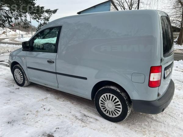 Grey Volkswagen Caddy 2009 in Kuldiga, with an engine capacity of 1.60 L and mileage of 201 thousand km for 4200 €, photo 4 on AUTOMOTO.COM.LV