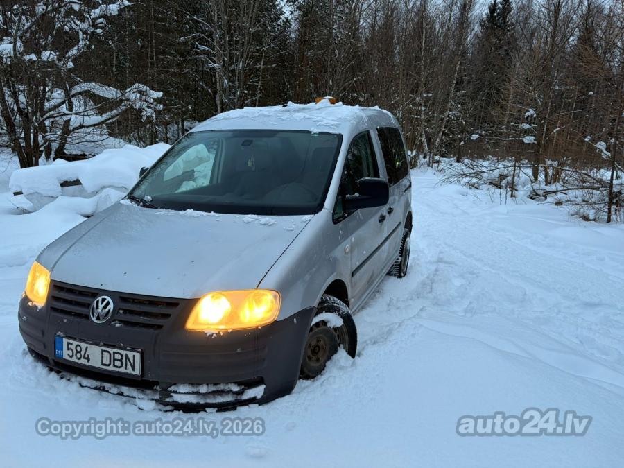 Grey Volkswagen Caddy 2009 in Tallinn, with an engine capacity of 1.90 L and mileage of 362 thousand km for 5400 €, photo 3 on AUTOMOTO.COM.LV