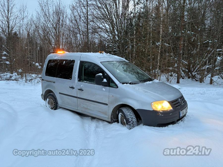Grey Volkswagen Caddy 2009 in Tallinn, with an engine capacity of 1.90 L and mileage of 362 thousand km for 5400 €, photo 4 on AUTOMOTO.COM.LV