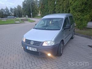 Grey Volkswagen Caddy 2009 in Saldus, with an engine capacity of 1.90 L and mileage of 345 thousand km for 2750 €, photo  on AUTOMOTO.COM.LV