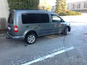 Pelēks Volkswagen Caddy 2011 Talsi, ar dzinēja tilpumu 2.00 L un nobraukumu 212 tūkst. km par 8900 €, foto 4 vietnē AUTOMOTO.COM.LV