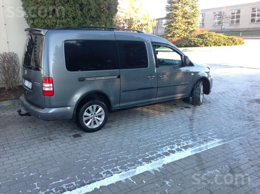 Pelēks Volkswagen Caddy 2011 Talsi, ar dzinēja tilpumu 2.00 L un nobraukumu 212 tūkst. km par 8900 €, foto 4 vietnē AUTOMOTO.COM.LV