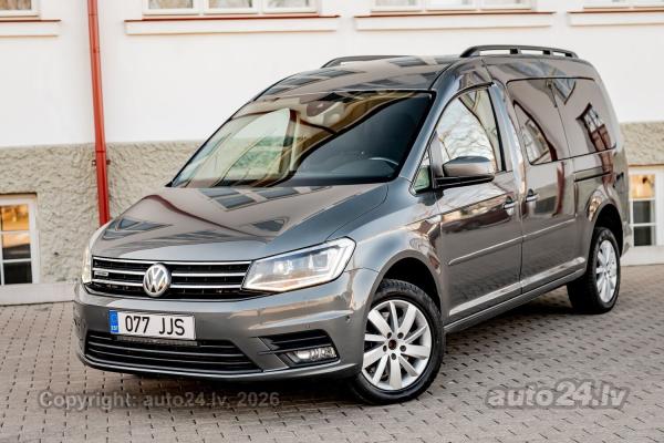 Grey Volkswagen Caddy 2018 in Parnu, with an engine capacity of 2.00 L and mileage of 181 thousand km for 19900 €, photo 1 on AUTOMOTO.COM.LV