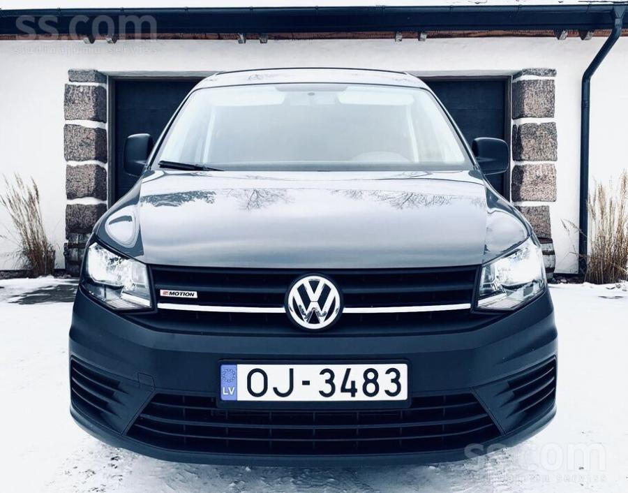 Pelēks Volkswagen Caddy 2019 Liepāja, ar dzinēja tilpumu 2.00 L un nobraukumu 46 tūkst. km par 19800 €, foto 1 vietnē AUTOMOTO.COM.LV