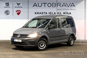 Pelēks Volkswagen Caddy 2020 Rīga, ar dzinēja tilpumu 2.00 L un nobraukumu 162 tūkst. km par 14500 €, foto  vietnē AUTOMOTO.COM.LV