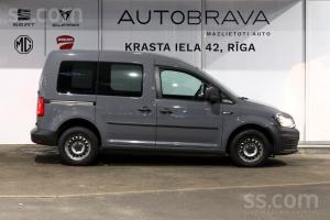 Grey Volkswagen Caddy 2020 in Riga, with an engine capacity of 2.00 L and mileage of 162 thousand km for 14500 €, photo 5 on AUTOMOTO.COM.LV