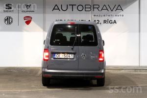 Grey Volkswagen Caddy 2020 in Riga, with an engine capacity of 2.00 L and mileage of 162 thousand km for 14500 €, photo 7 on AUTOMOTO.COM.LV