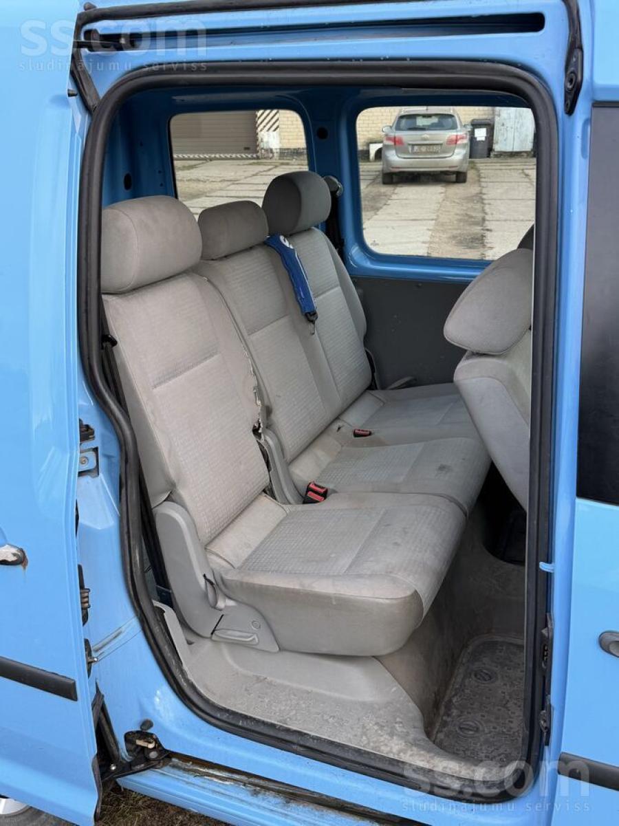 Volkswagen Caddy 2004 Liepāja, ar dzinēja tilpumu 2.00 L un nobraukumu 242 tūkst. km par 1900 €, foto 6 vietnē AUTOMOTO.COM.LV
