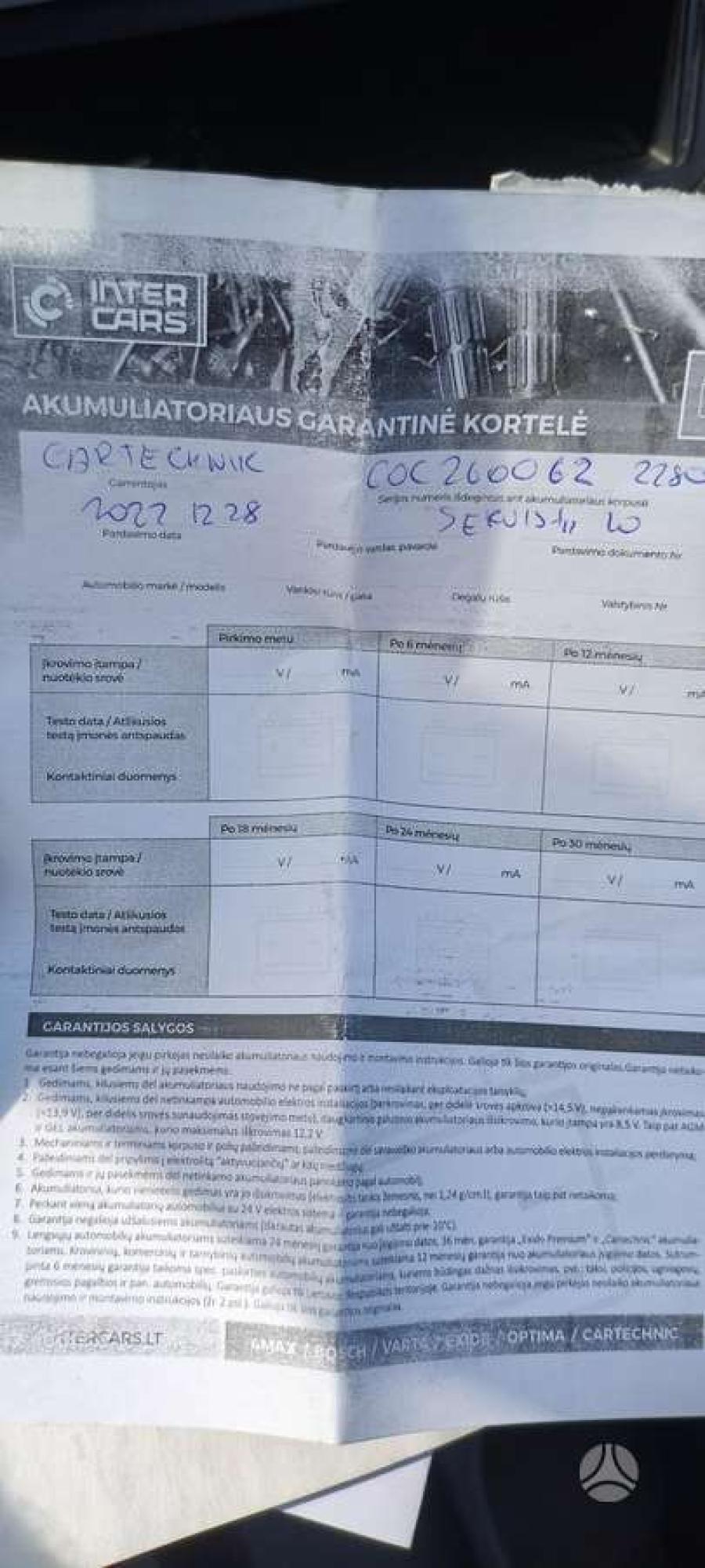 Фольксваген Кадди 2008 в Вильнюс, объемом двигателя 1.90 л и пробегом 334 тыс. км за 1400 €, фото 9 на AUTOMOTO.COM.LV