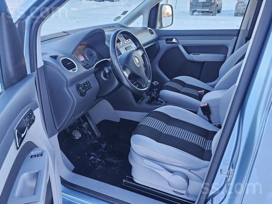 Volkswagen Caddy 2009 Cēsis, ar dzinēja tilpumu 1.90 L un nobraukumu 257 tūkst. km par 5990 €, foto 9 vietnē AUTOMOTO.COM.LV