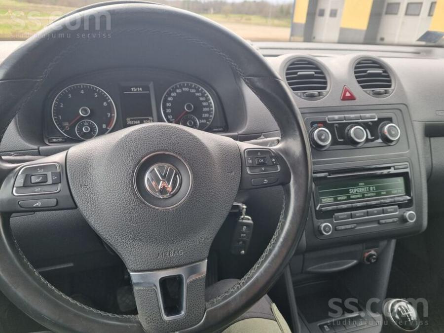 Volkswagen Caddy 2014 in Riga, with an engine capacity of 2.00 L and mileage of 203 thousand km for 6550 €, photo 13 on AUTOMOTO.COM.LV