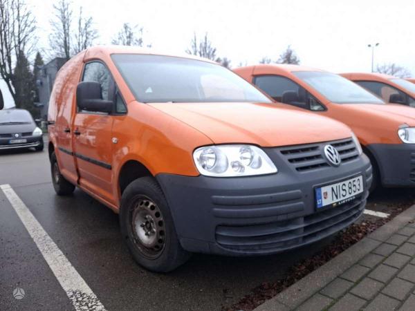 Orange Volkswagen Caddy 2009 in Kaunas, with an engine capacity of 1.97 L and mileage of 371 thousand km for 1573 €, photo 2 on AUTOMOTO.COM.LV