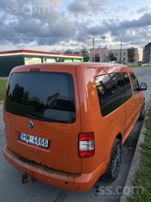 Orange Volkswagen Caddy 2009 in Riga, with an engine capacity of 2.00 L and mileage of 0 thousand km for 1450 €, photo 6 on AUTOMOTO.COM.LV