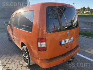 Orange Volkswagen Caddy 2009 in Riga, with an engine capacity of 2.00 L and mileage of 0 thousand km for 1450 €, photo 7 on AUTOMOTO.COM.LV