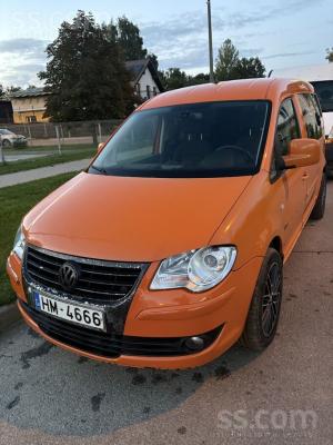 Oranžs Volkswagen Caddy 2009 Rīga, ar dzinēja tilpumu 2.00 L un nobraukumu 0 tūkst. km par 1450 €, foto  vietnē AUTOMOTO.COM.LV