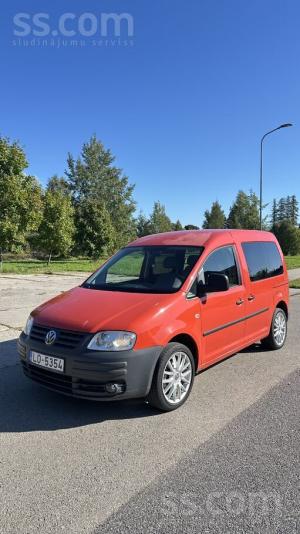 Orange Volkswagen Caddy 2007 in Rezekne, with an engine capacity of 1.60 L and mileage of 289 thousand km for 2850 €, photo 3 on AUTOMOTO.COM.LV