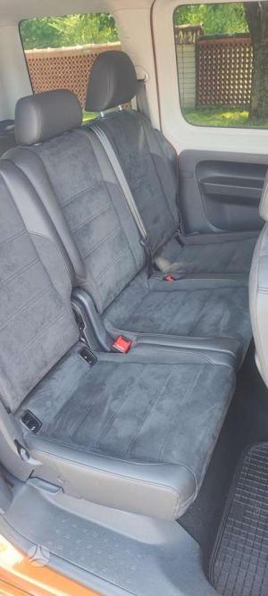 Orange Volkswagen Caddy 2015 in Sirvintos, with an engine capacity of 2.00 L and mileage of 170 thousand km for 14400 €, photo 8 on AUTOMOTO.COM.LV