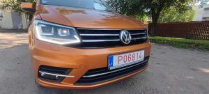 Orange Volkswagen Caddy 2015 in Sirvintos, with an engine capacity of 2.00 L and mileage of 170 thousand km for 14400 €, photo 13 on AUTOMOTO.COM.LV