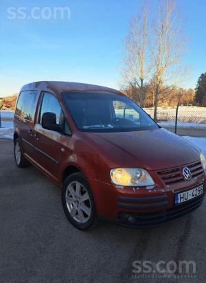Orange Volkswagen Caddy 2005 in Preili, with an engine capacity of 1.90 L and mileage of 480 thousand km for 1500 €, photo  on AUTOMOTO.COM.LV
