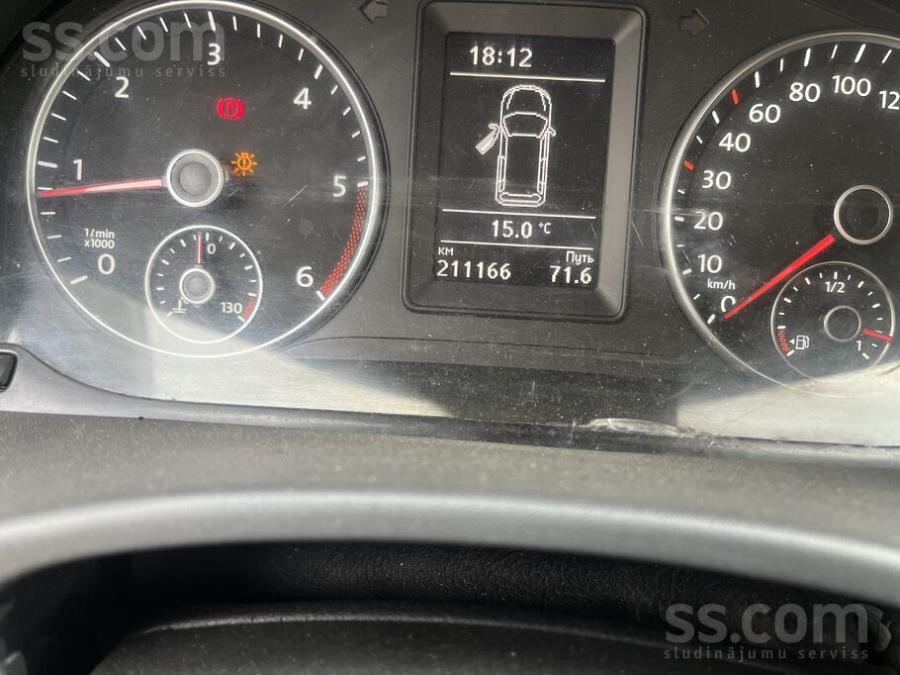 Volkswagen Caddy 2014 in Riga, with an engine capacity of 1.60 L and mileage of 212 thousand km for 4200 €, photo 8 on AUTOMOTO.COM.LV