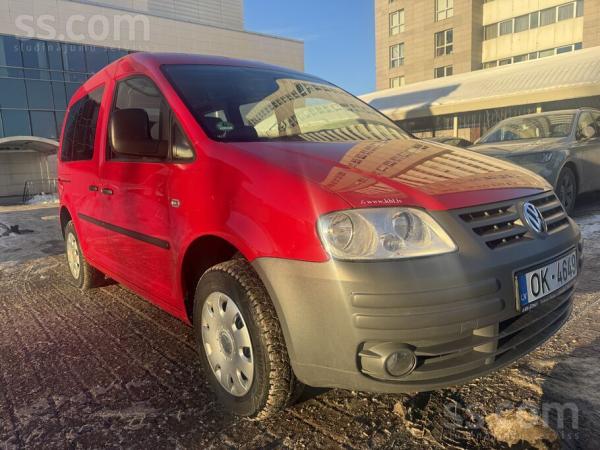 Red Volkswagen Caddy 2009 in Riga, with an engine capacity of 1.40 L and mileage of 0 thousand km for 4500 €, photo 1 on AUTOMOTO.COM.LV