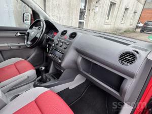 Red Volkswagen Caddy 2009 in Daugavpils, with an engine capacity of 1.40 L and mileage of 0 thousand km for 4200 €, photo 13 on AUTOMOTO.COM.LV