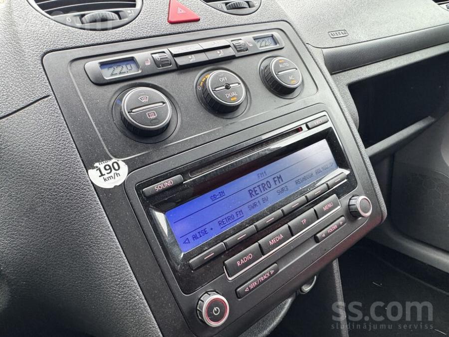 Red Volkswagen Caddy 2009 in Daugavpils, with an engine capacity of 1.40 L and mileage of 0 thousand km for 4200 €, photo 15 on AUTOMOTO.COM.LV