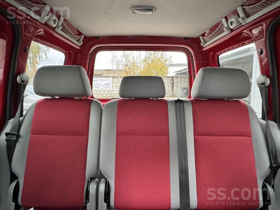 Red Volkswagen Caddy 2009 in Daugavpils, with an engine capacity of 1.40 L and mileage of 0 thousand km for 4200 €, photo 22 on AUTOMOTO.COM.LV