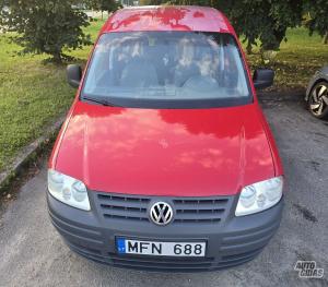 Sarkans Volkswagen Caddy 2004 Šauļi, ar dzinēja tilpumu 2.00 L un nobraukumu 420 tūkst. km par 1250 €, foto  vietnē AUTOMOTO.COM.LV