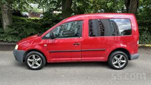 Sarkans Volkswagen Caddy 2006 Rīga, ar dzinēja tilpumu 1.90 L un nobraukumu 335 tūkst. km par 1850 €, foto 3 vietnē AUTOMOTO.COM.LV