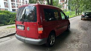 Sarkans Volkswagen Caddy 2006 Rīga, ar dzinēja tilpumu 1.90 L un nobraukumu 335 tūkst. km par 1850 €, foto 5 vietnē AUTOMOTO.COM.LV