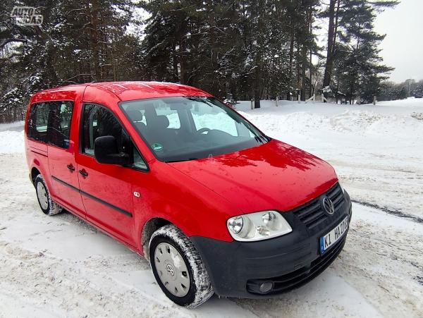 Sarkans Volkswagen Caddy 2009 Mažeikiai, ar dzinēja tilpumu 1.90 L un nobraukumu 264 tūkst. km par 4600 €, foto 2 vietnē AUTOMOTO.COM.LV