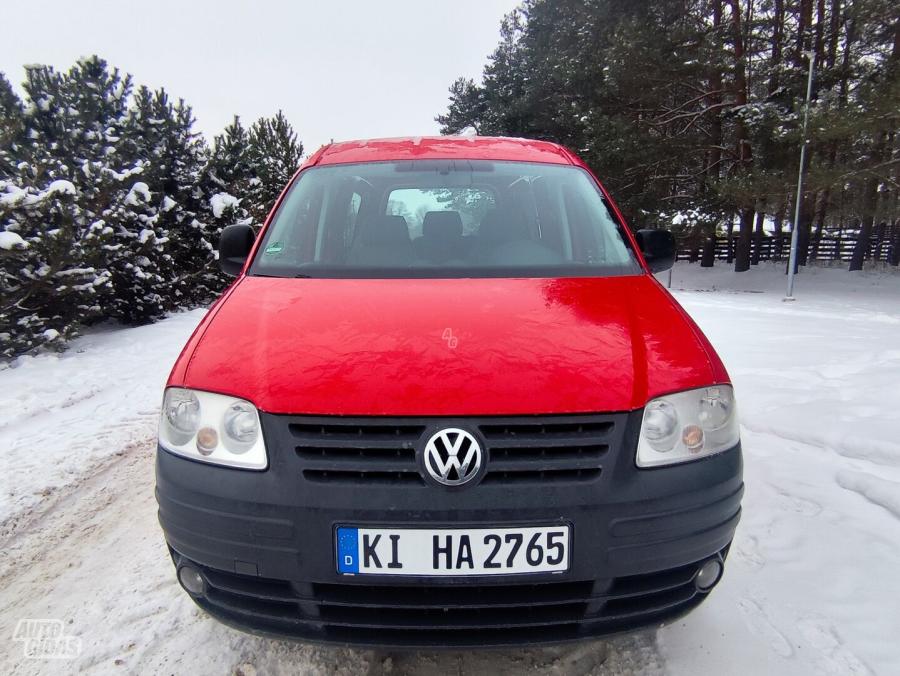 Sarkans Volkswagen Caddy 2009 Mažeikiai, ar dzinēja tilpumu 1.90 L un nobraukumu 264 tūkst. km par 4600 €, foto 3 vietnē AUTOMOTO.COM.LV