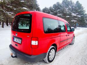 Sarkans Volkswagen Caddy 2009 Mažeikiai, ar dzinēja tilpumu 1.90 L un nobraukumu 264 tūkst. km par 4600 €, foto 5 vietnē AUTOMOTO.COM.LV