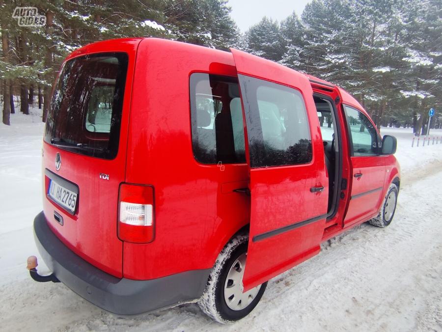 Sarkans Volkswagen Caddy 2009 Mažeikiai, ar dzinēja tilpumu 1.90 L un nobraukumu 264 tūkst. km par 4600 €, foto 6 vietnē AUTOMOTO.COM.LV