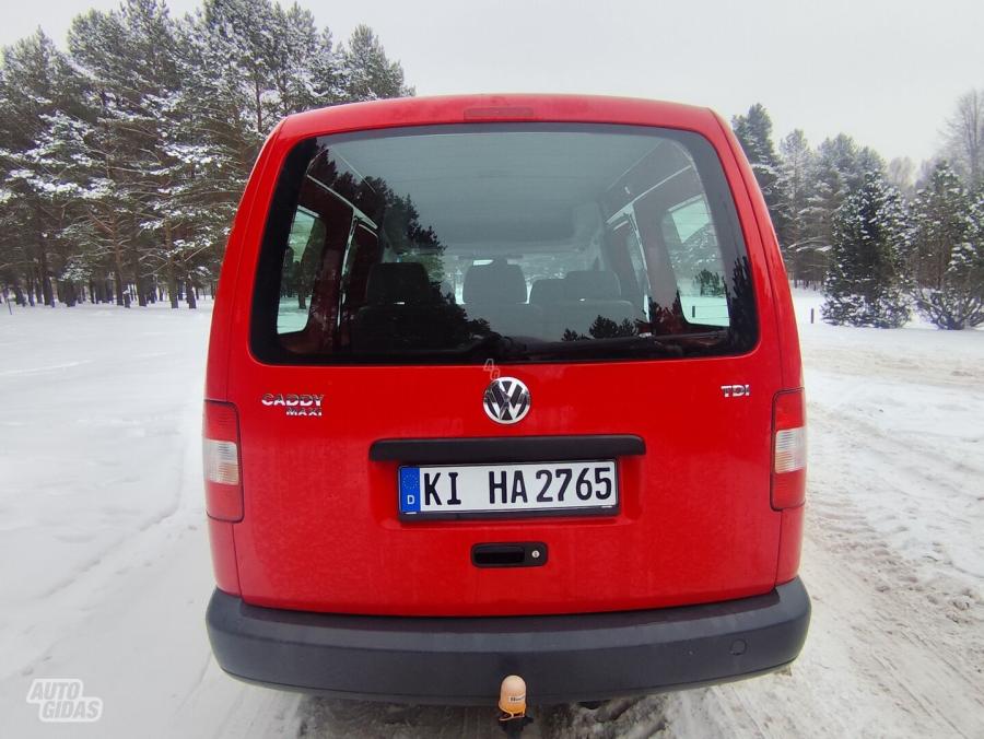 Sarkans Volkswagen Caddy 2009 Mažeikiai, ar dzinēja tilpumu 1.90 L un nobraukumu 264 tūkst. km par 4600 €, foto 7 vietnē AUTOMOTO.COM.LV