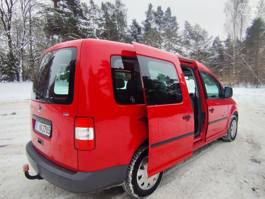 Sarkans Volkswagen Caddy 2009 Mažeikiai, ar dzinēja tilpumu 1.90 L un nobraukumu 264 tūkst. km par 4600 €, foto 15 vietnē AUTOMOTO.COM.LV