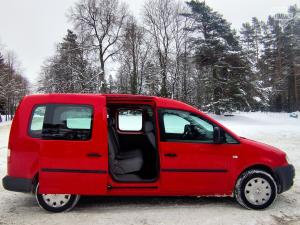Sarkans Volkswagen Caddy 2009 Mažeikiai, ar dzinēja tilpumu 1.90 L un nobraukumu 264 tūkst. km par 4600 €, foto 16 vietnē AUTOMOTO.COM.LV