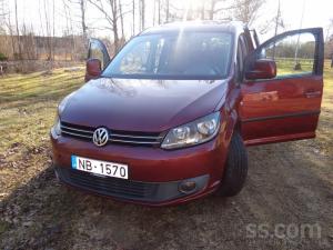 Sarkans Volkswagen Caddy 2011 Aizkraukle, ar dzinēja tilpumu 1.60 L un nobraukumu 335 tūkst. km par 6400 €, foto 5 vietnē AUTOMOTO.COM.LV
