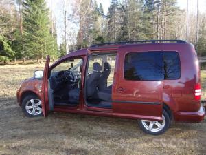 Sarkans Volkswagen Caddy 2011 Aizkraukle, ar dzinēja tilpumu 1.60 L un nobraukumu 335 tūkst. km par 6390 €, foto 3 vietnē AUTOMOTO.COM.LV