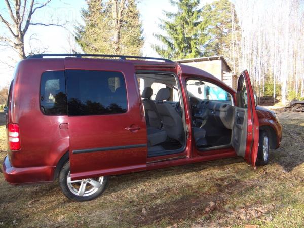 Sarkans Volkswagen Caddy 2011 Aizkraukle, ar dzinēja tilpumu 1.60 L un nobraukumu 335 tūkst. km par 6390 €, foto 3 vietnē AUTOMOTO.COM.LV