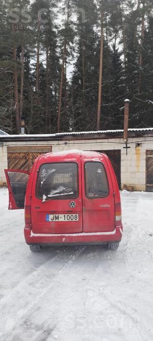 Sarkans Volkswagen Caddy 1997 Valka, ar dzinēja tilpumu 1.90 L un nobraukumu 110 tūkst. km par 600 €, foto 4 vietnē AUTOMOTO.COM.LV